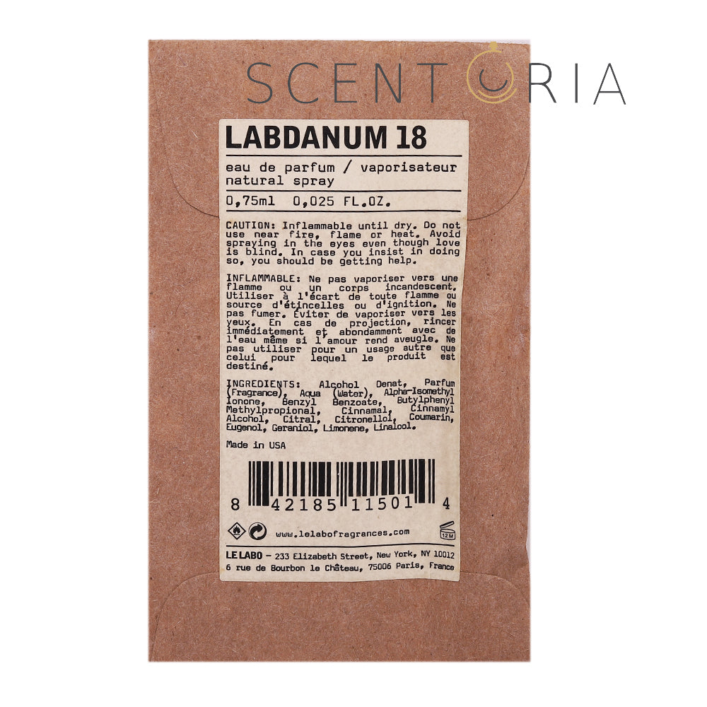 Labdanum 18 EDP – Scentoria